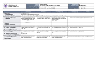 DLL_MATHEMATICS 6_Q3_W2.docxssssssssssssss | DOCX