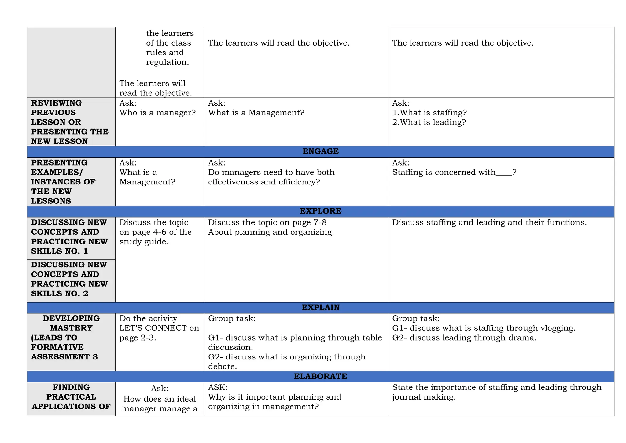 DAILY LESSON LOG organization and management.docx