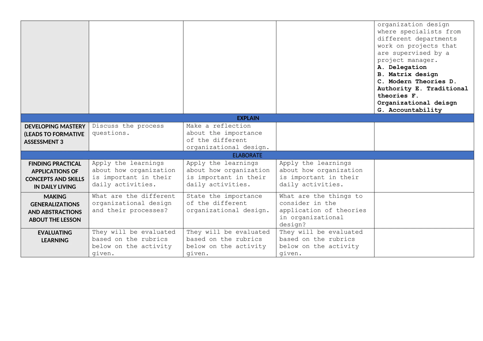 DAILY LESSON LOG organization and management.docx