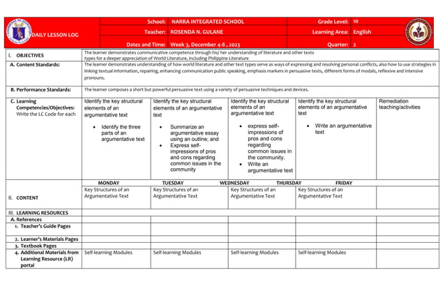 Daily Lesson Log English 10 Quarter 2 Lesson 33.docx