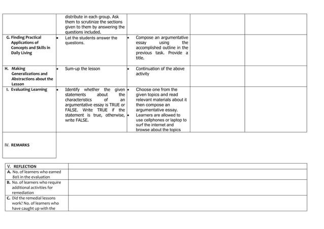 Daily Lesson Log English 10 Quarter 3 Lesson 1 | DOCX