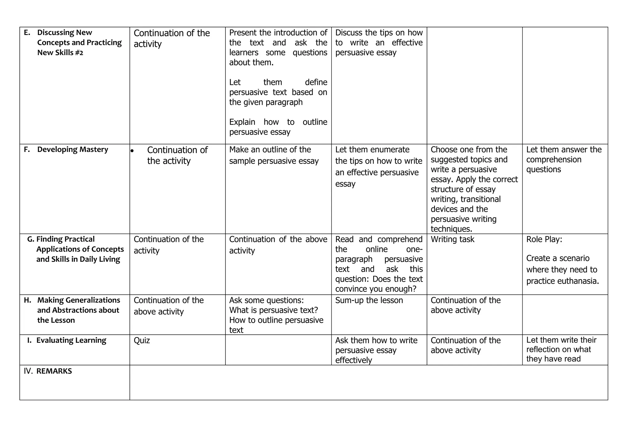 Daily Lesson Log English 10 Quarter 3 Lesson 3 | DOCX