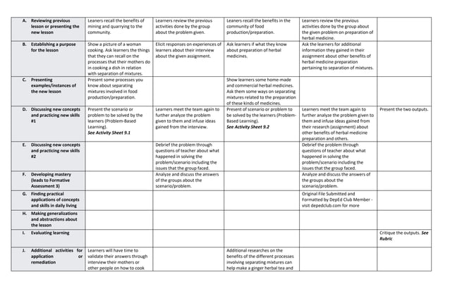 DLL_SCIENCE 6_Q1_W9.docx | Educational Assessment | Education