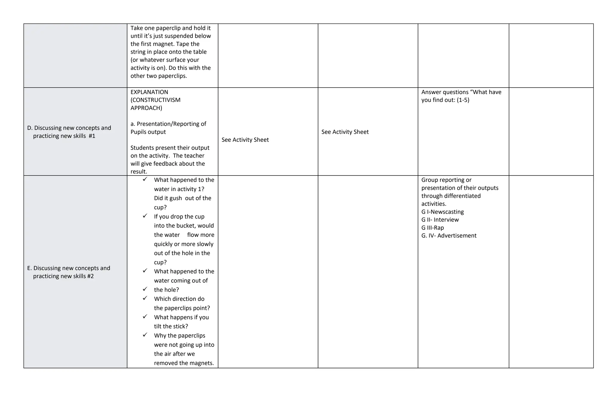Science 6-Quarter 3 Daily Lesson Log Week 5 | DOCX