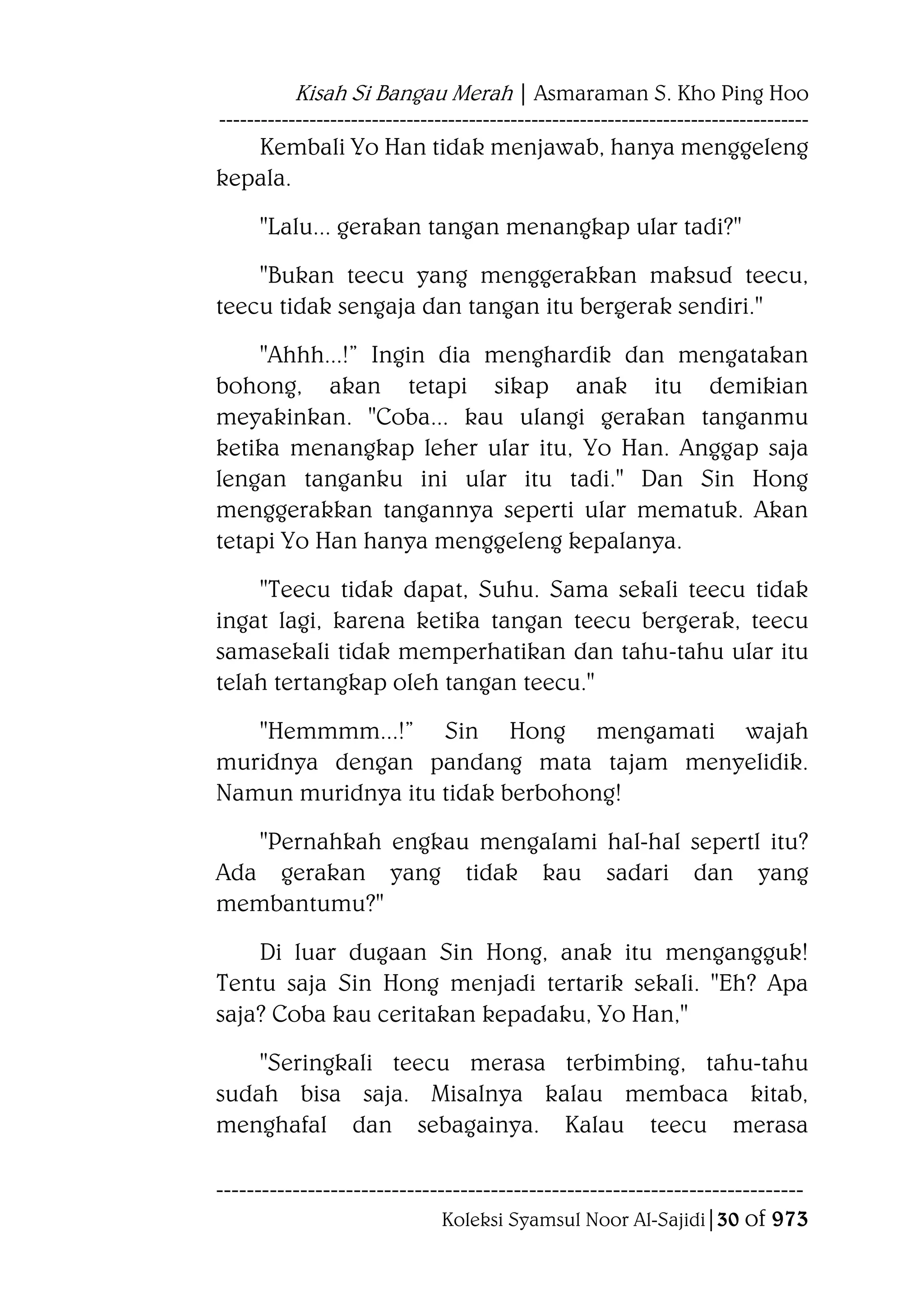 Kisah Si Bangau Merah_Kho Ping Hoo | PDF