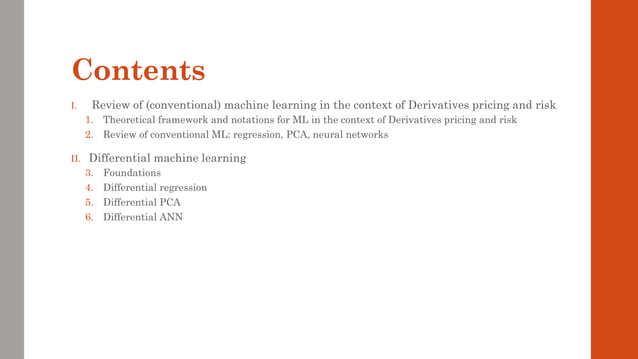 Differential Machine Learning Masterclass | PPT