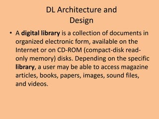 Digital Library UNIT-3 | PPTX