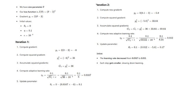 Gradient descent variants in deep laearning | PPT