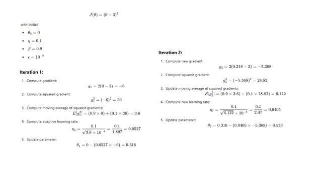 Gradient descent variants in deep laearning | PPT