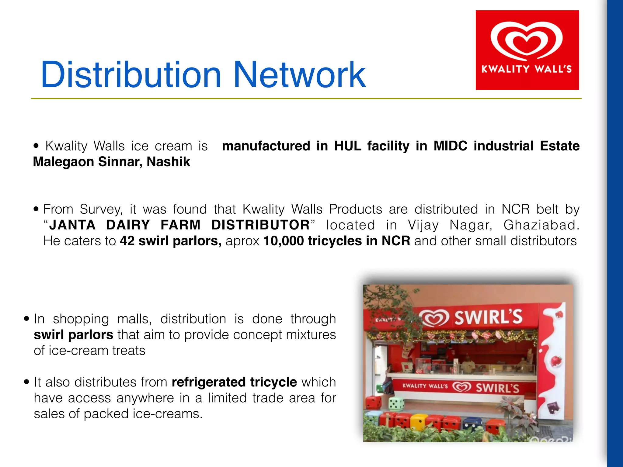 Distribution efficiency of Kwality Wall's | PDF