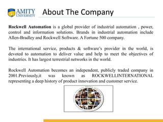 Distribution & Logistics with Rockwell automation | PPTX