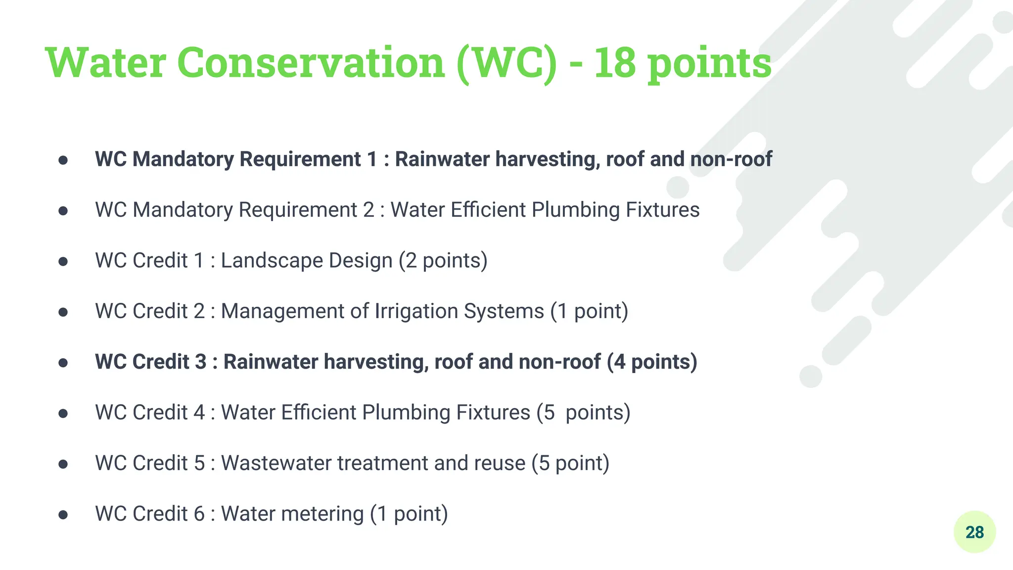 Green Building Construction - Module 3 - Water Conservation and Energy ...