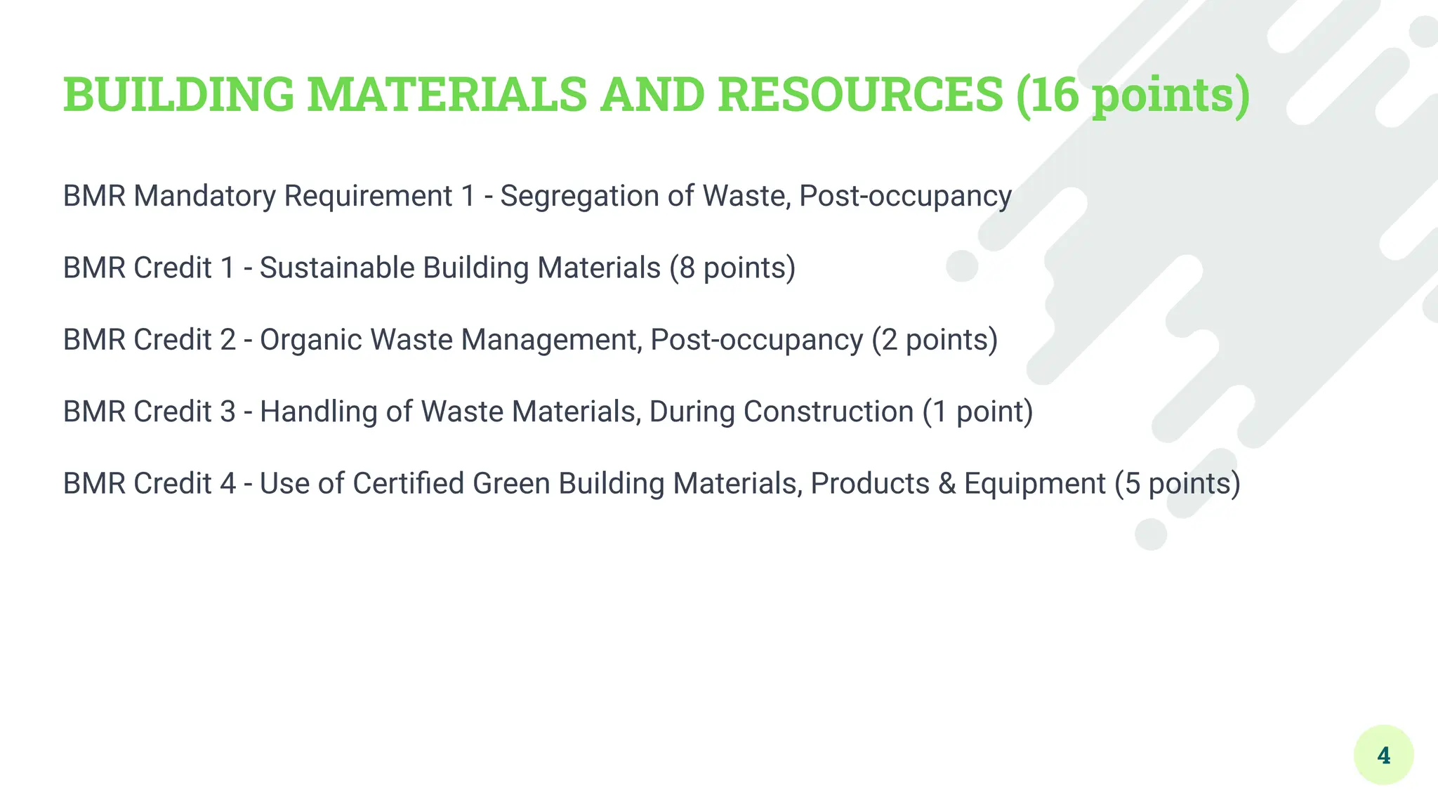 Green Building Construction - Module 4 - Green Building Materials and ...