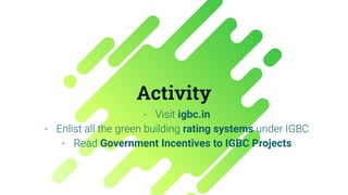 Green Building Construction - Module 5 - Green Building Rating Systems ...
