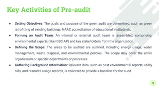 Green Building Construction - Module 6 - Green Audit and Green ...