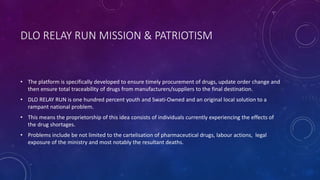 DLO RELAY RUN of PHARMACEUTICAL PRODUCTS.pptx