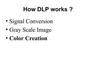Digital light processing | PPT