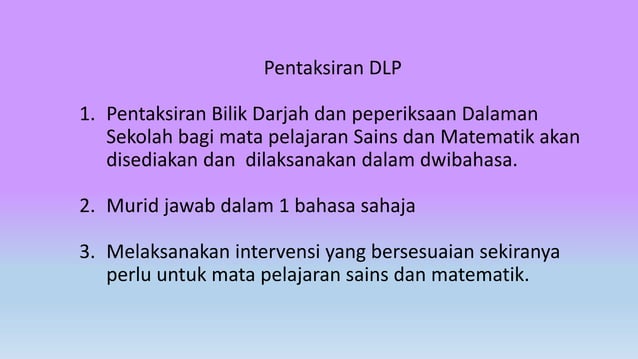 INFO TENTANG DLP - SLIDE TENTANG DUAL LANGUAGE PROGRAM | PPTX