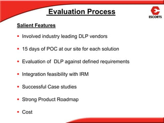 Top learnings from evaluating and implementing a DLP Solution | PPT