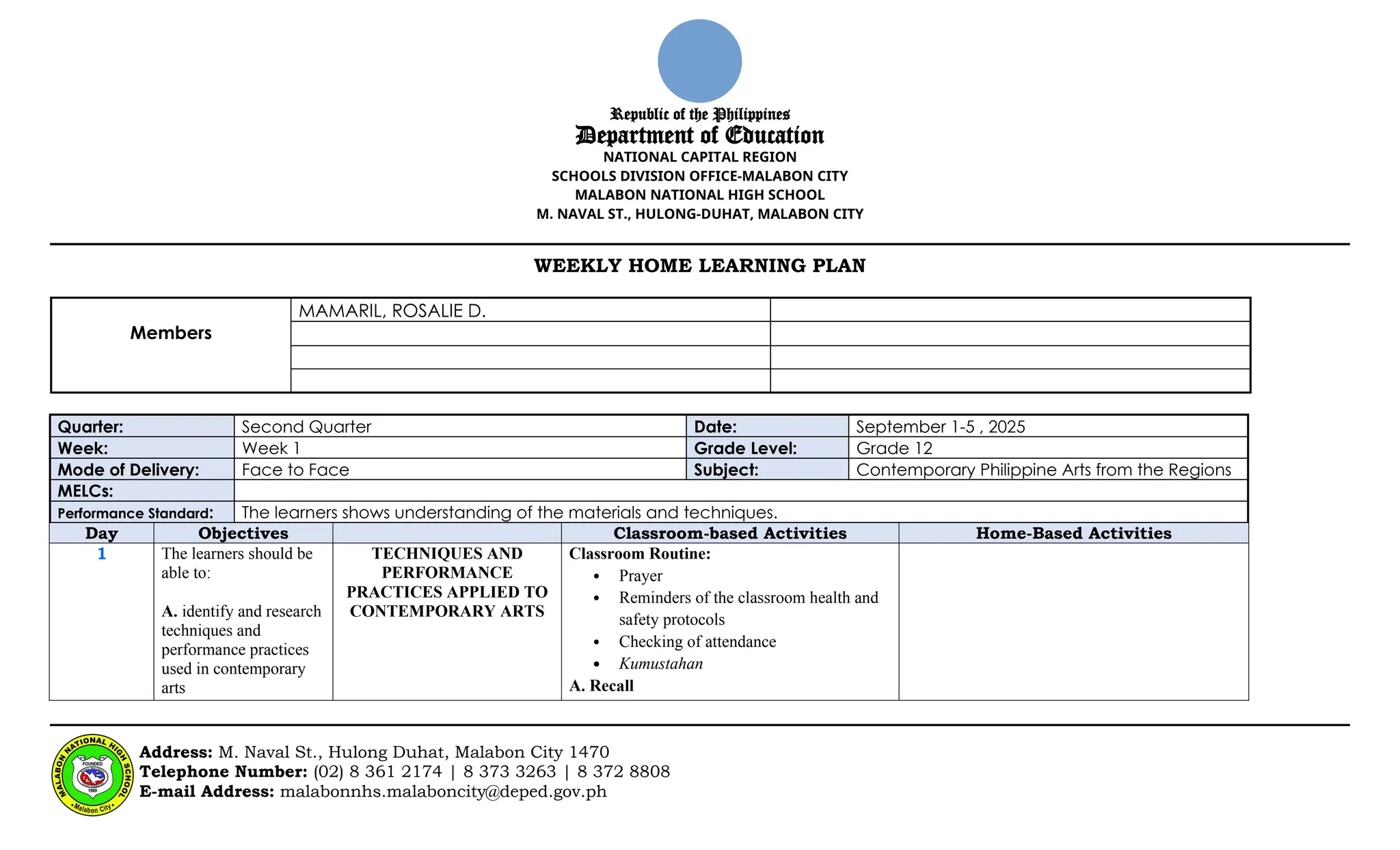 DLP-CPAR QTR 2 Week 1 detailed lesson plan.docx