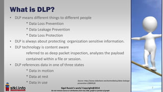 DLP Data leak prevention | PDF