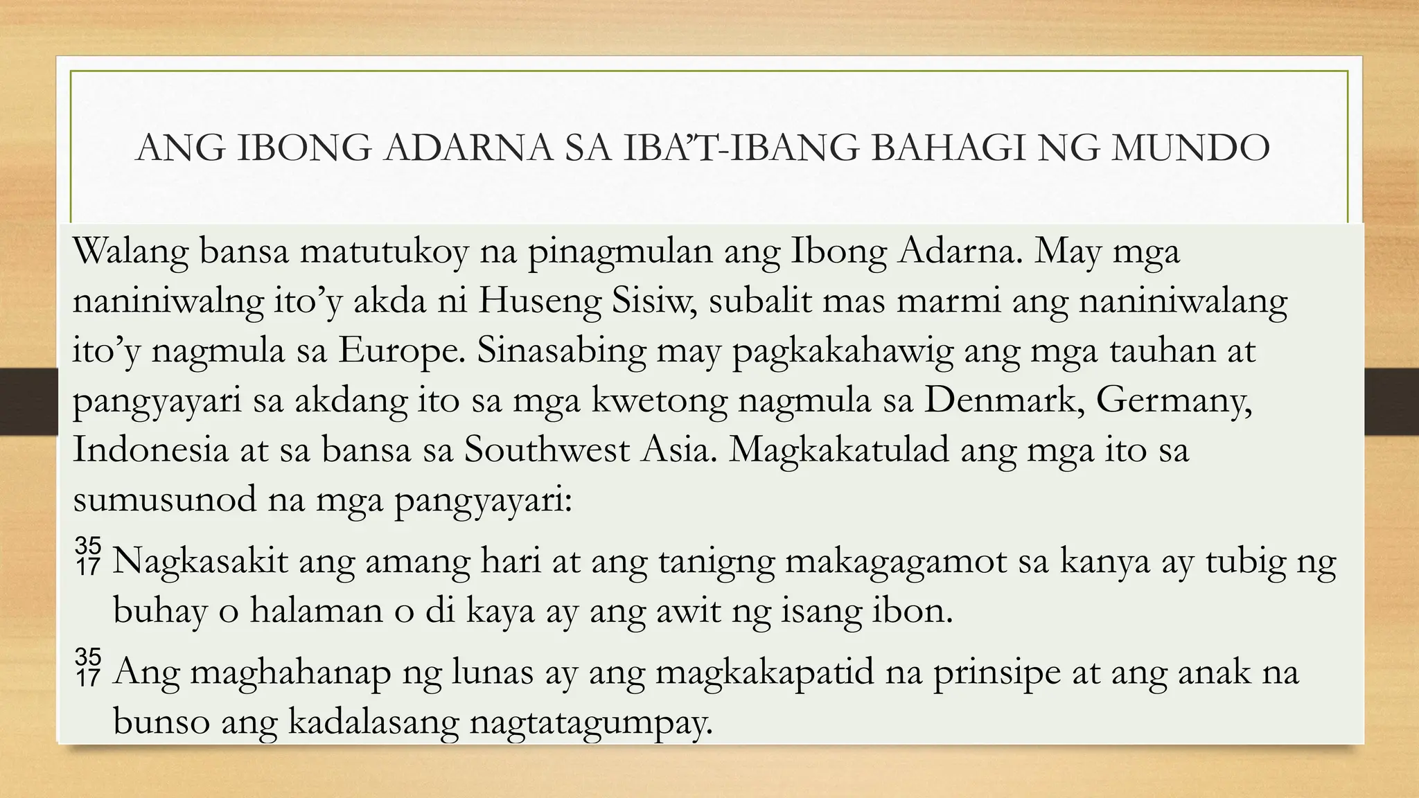 Ibong Adarna aralin 2 ang karamdaman ng hari | PPTX