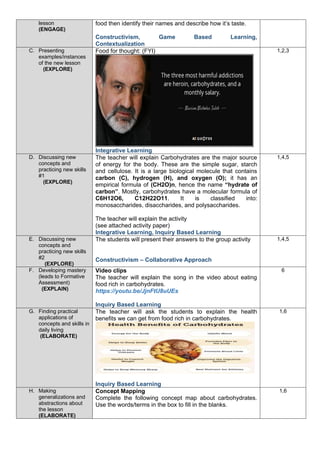 DETAILED LESSON PLAN EXEMPLAR QUARTER 4S | PDF