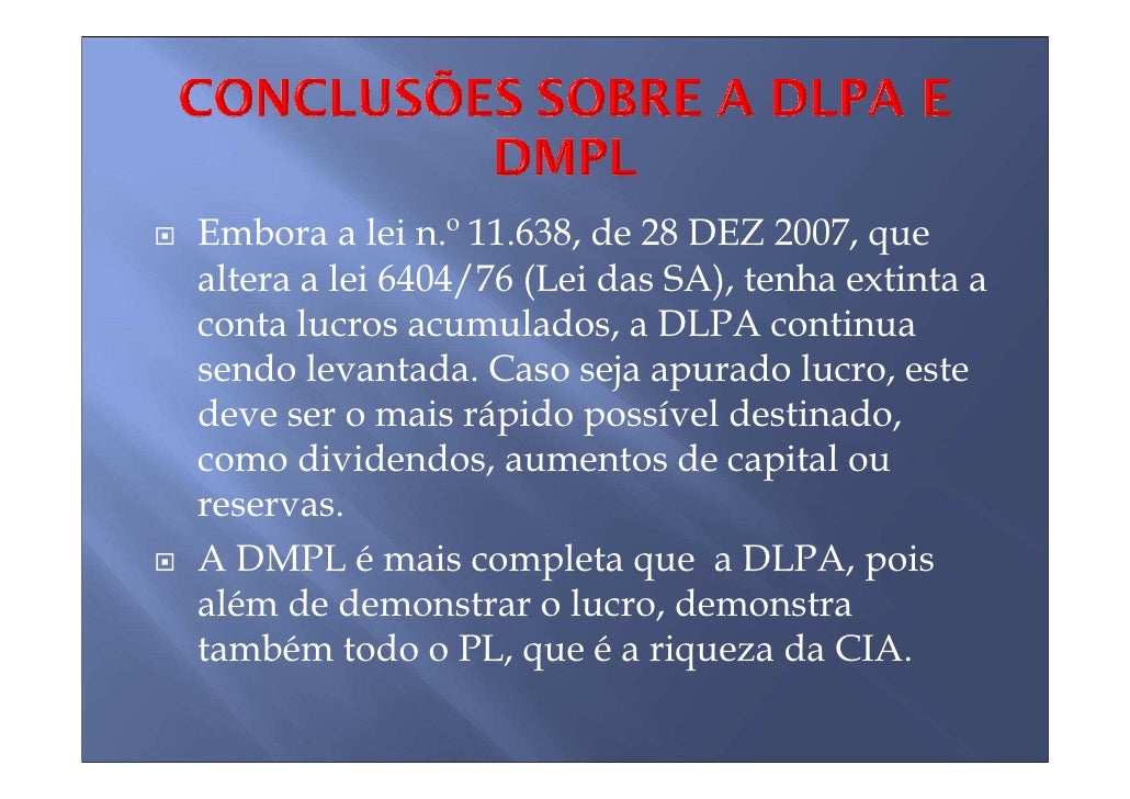 Dlpa e dmpl