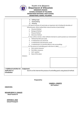 daily lesson plan agriculture grade 9.docx