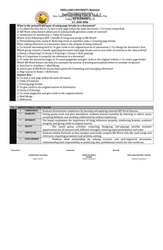 DLP creating MS word page breaks , table of content.docx