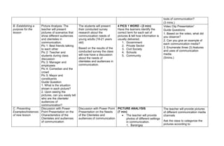 DLP DIASS Q2 Week a - Settings, Processes and Tools in Communication.doc