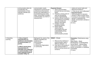 DLP DIASS Q2 Week a - Settings, Processes and Tools in Communication.doc