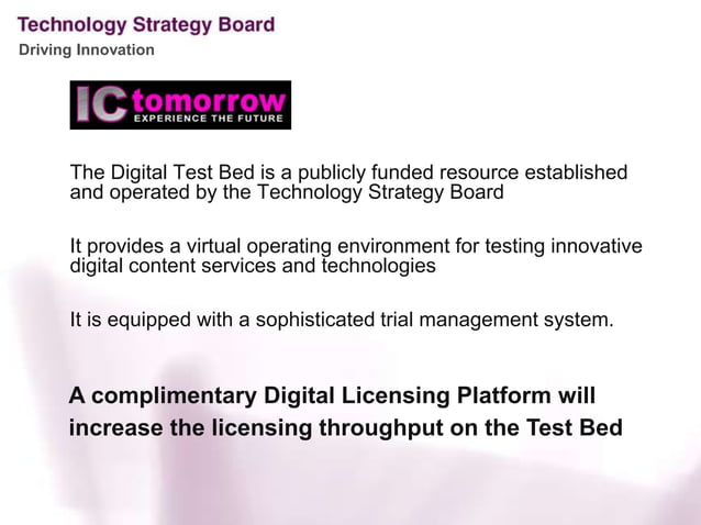 Digital Licensing Platform | PPTX