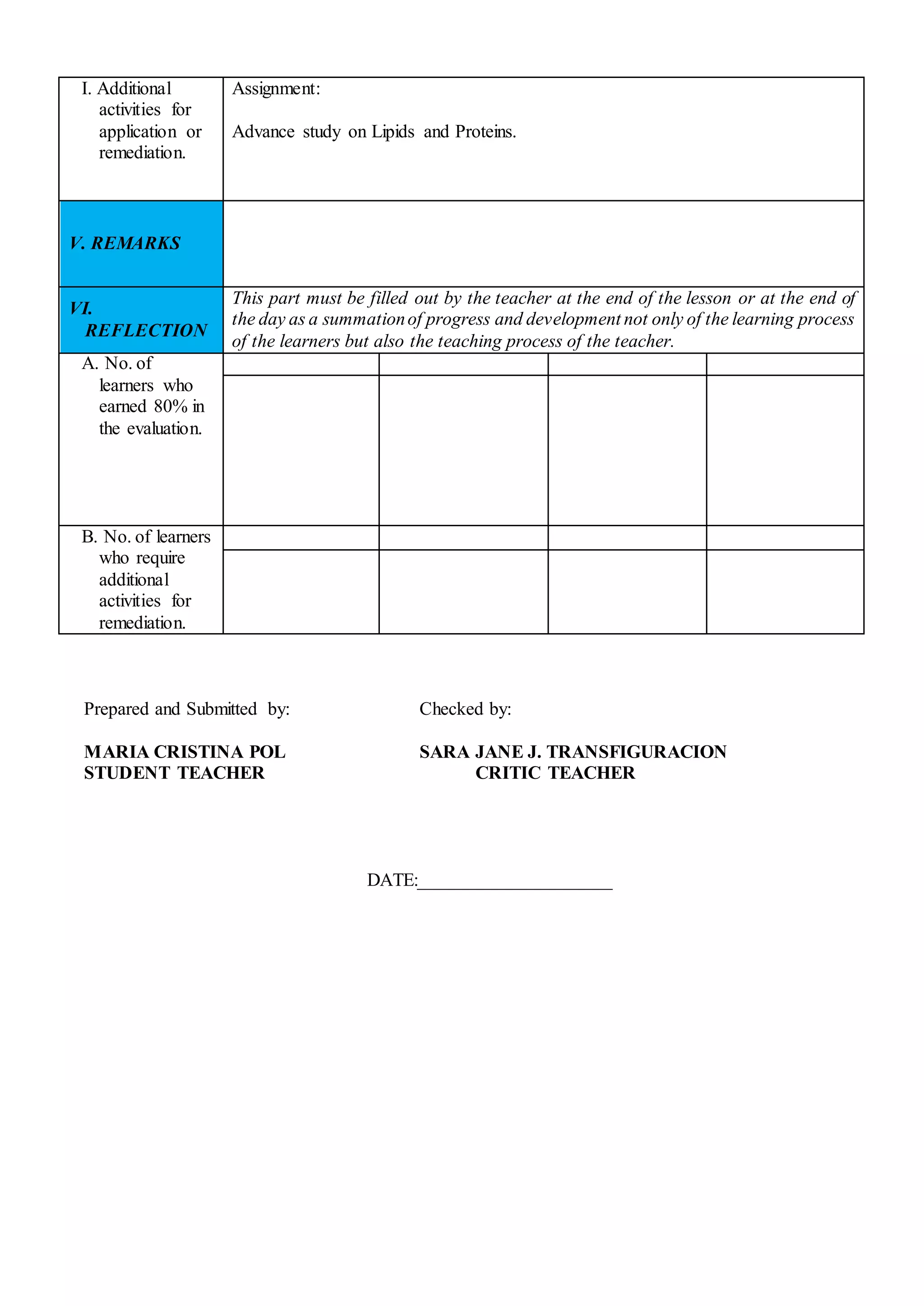Daily Lesson Plan in Science 10 (Nucleic Acid) | DOCX