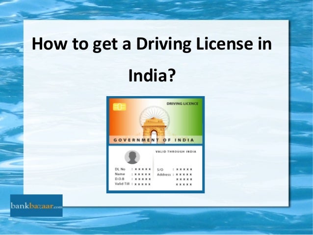 PPT on Driving License