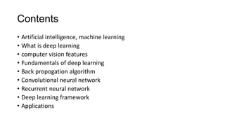 Visualization of Deep Learning | PPTX