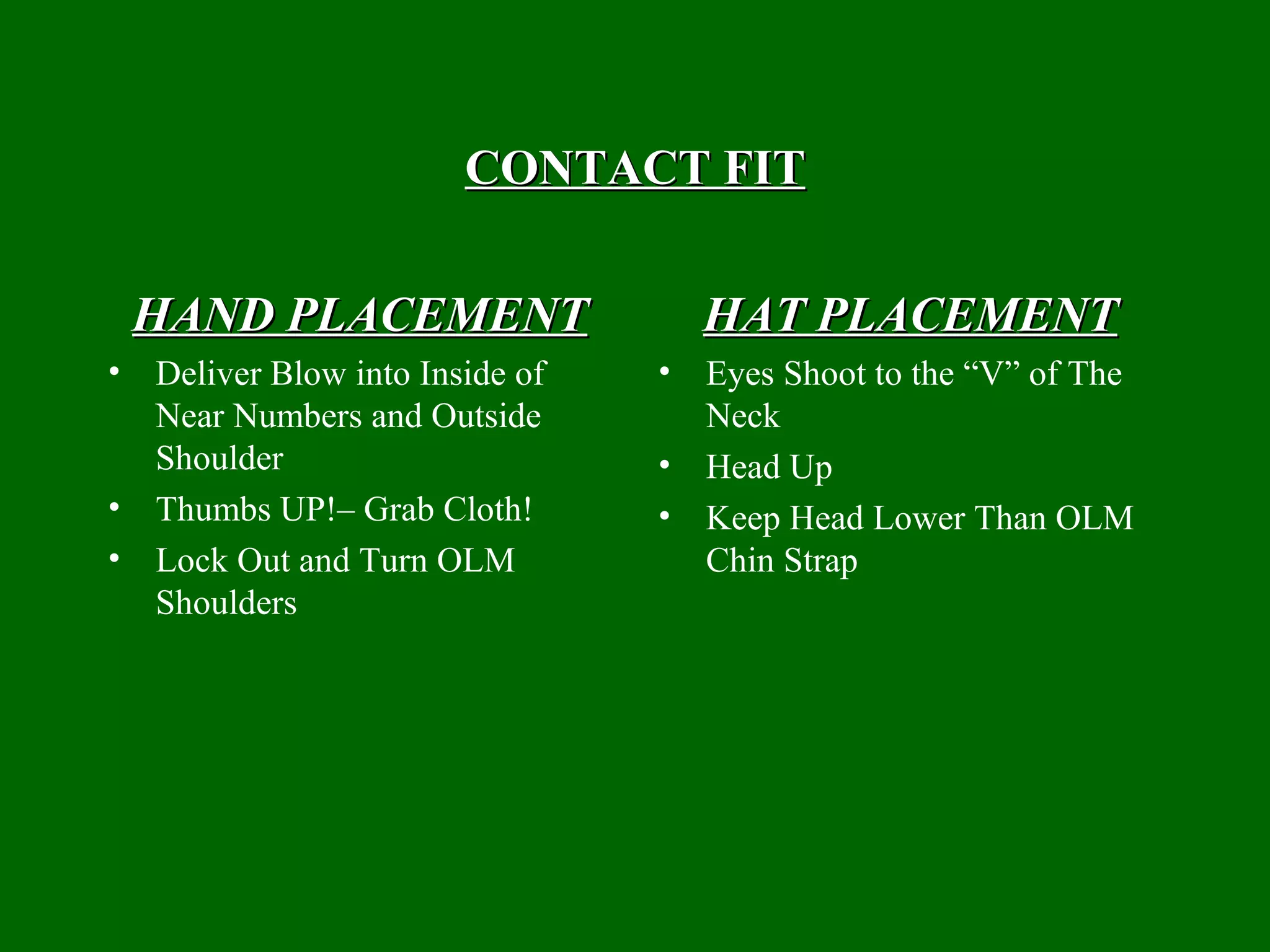 Defensive Line Presentation | PPT