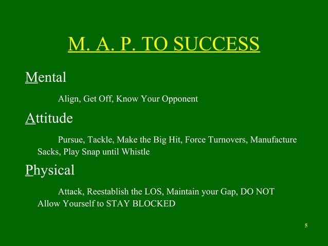 Defensive Line Presentation | PPT