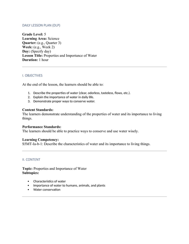 Dlp Science.docx detailed lesson plan in Science | DOCX