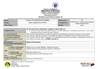 DLP SCIENCE 10 Q1 W3.docx. DAILY LESSON PLAN | DOCX