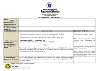 DLP SCIENCE 10 Q2 W1-2.docx. LESSON PLAN | DOCX