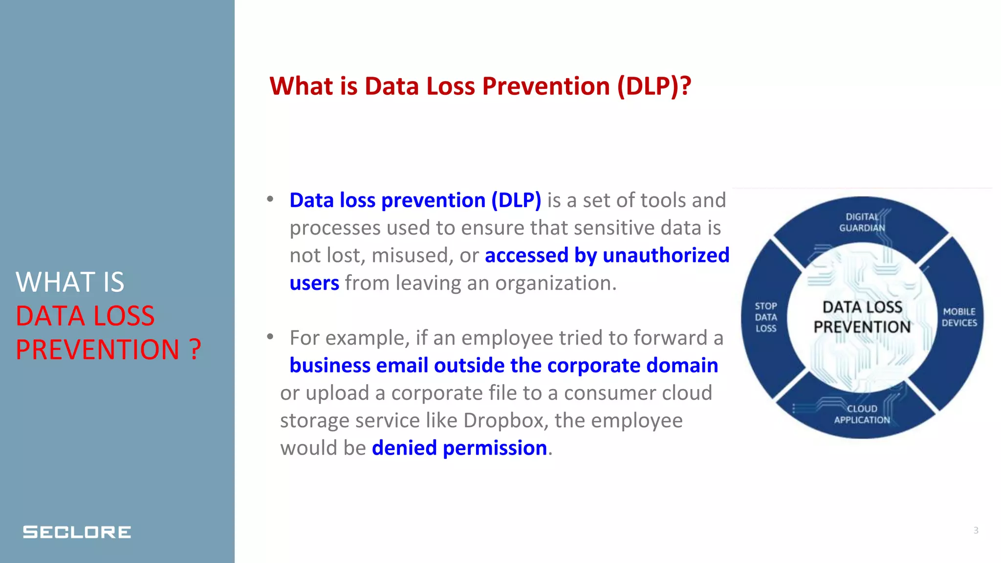 Dlp Solutions Protection Seclore Pptx Computer Software And Applications Computing