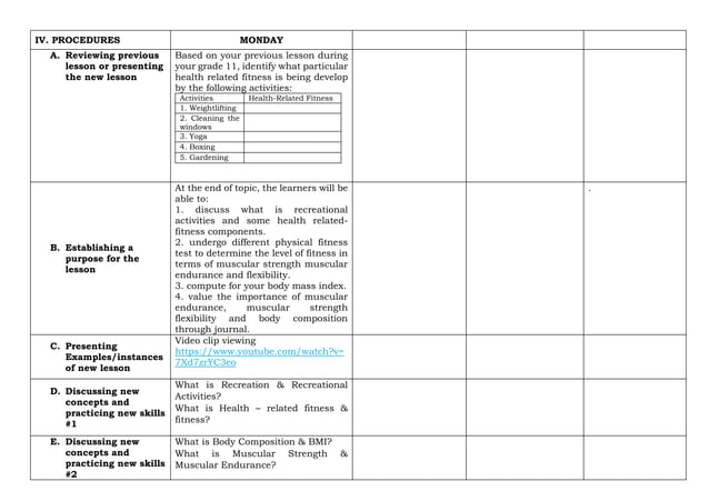 Dlp Week 1 Docx Fitness And Exercise Healthy Living