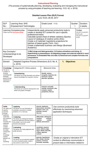 DLP Weeks 3 and 4.docx////////////////////////////////////////////// | PDF