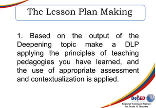 DLP withTeaching Pedagogies Assessment and Contextualization.pptx