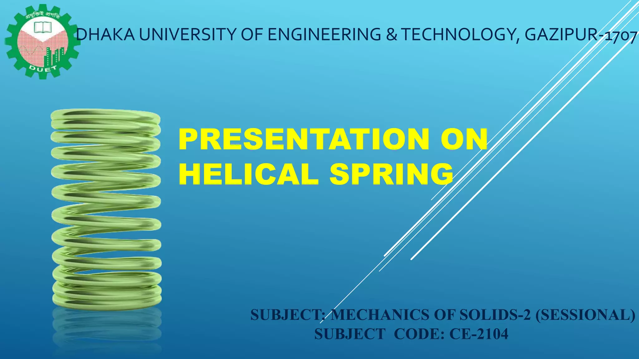 Mechanics of Solid | PPT
