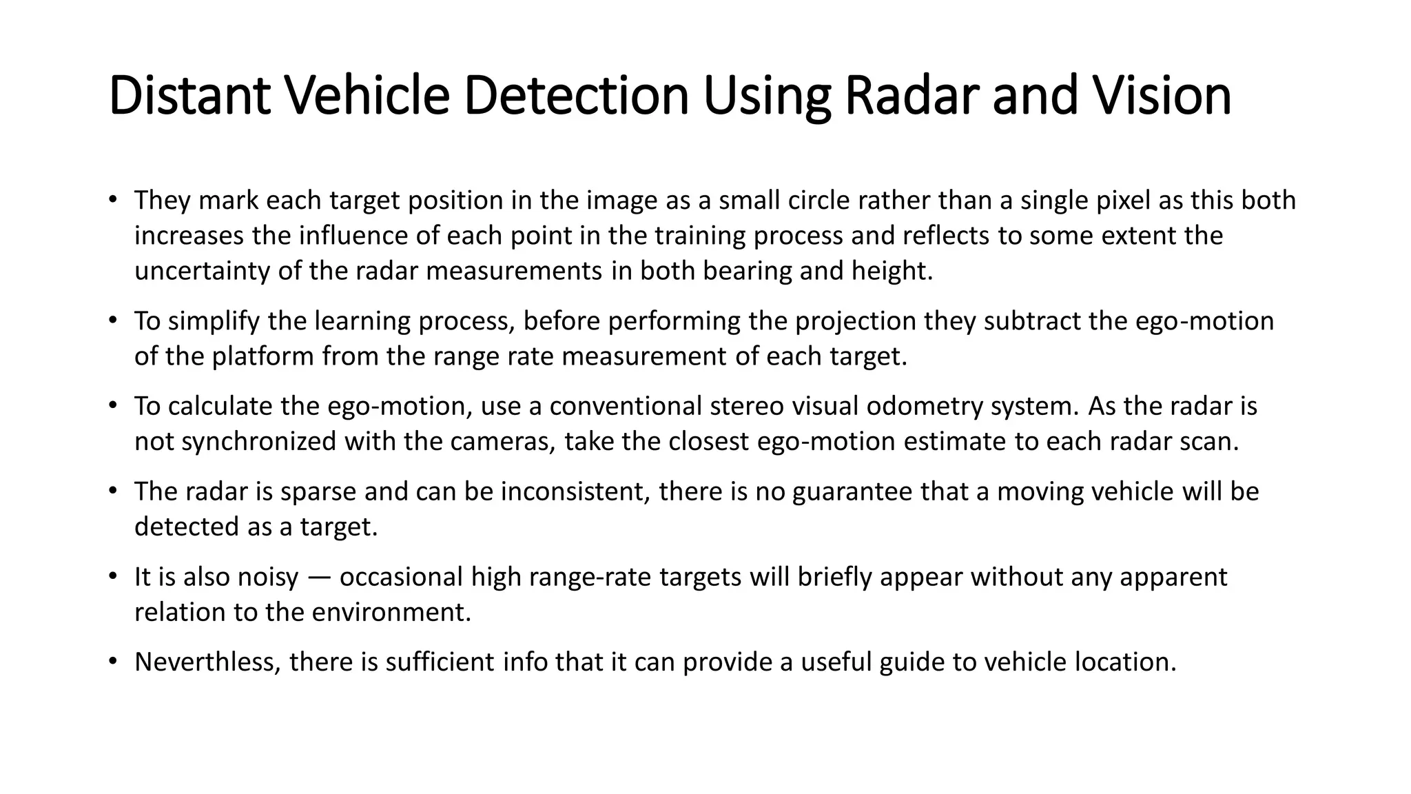 Deep Learning’s Application in Radar Signal Data II | PDF