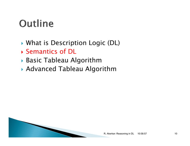 Reasoning in Description Logics | PDF