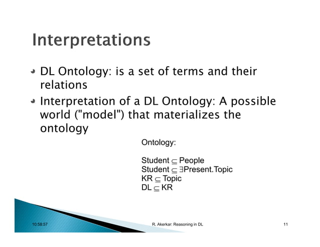 Reasoning in Description Logics | PDF