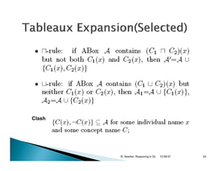 Reasoning in Description Logics | PDF